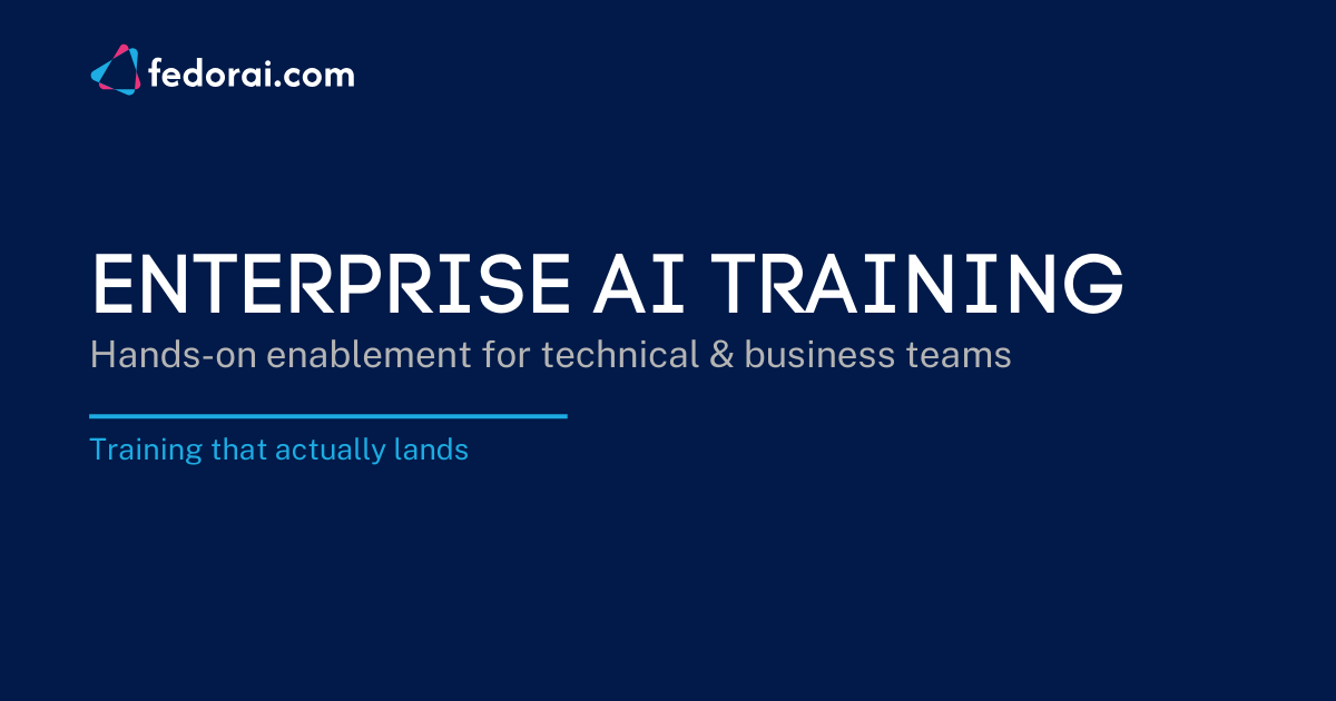 Enterprise AI Training - GitHub Copilot & Microsoft AI Stack | Fedorai